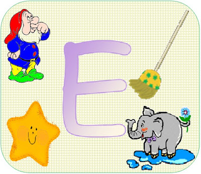 Dibujo con la vocal E - Imagui