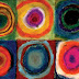 Kandinsky Oil Pastel Circles - Art Projects for Kids