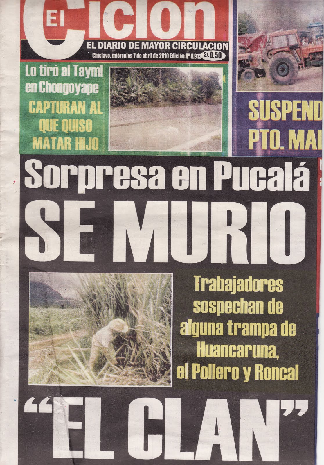 AGROPUCALA S.A.A.: ARTICULOS PERIODISTICOS AGROPUCALA S.A.A.: ARTICULOS PERIODISTICOS