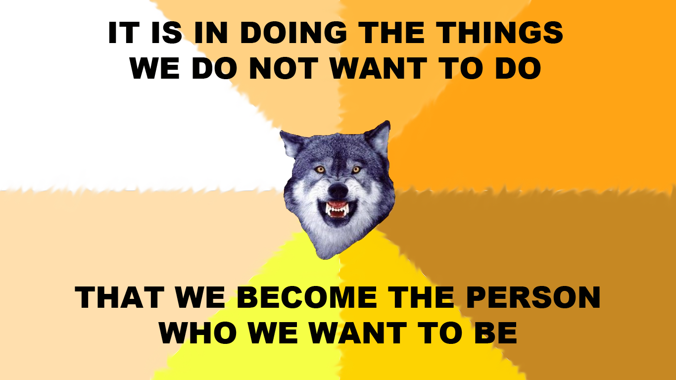 [REQUEST] A collection of Courage Wolf memes : r/wallpapers