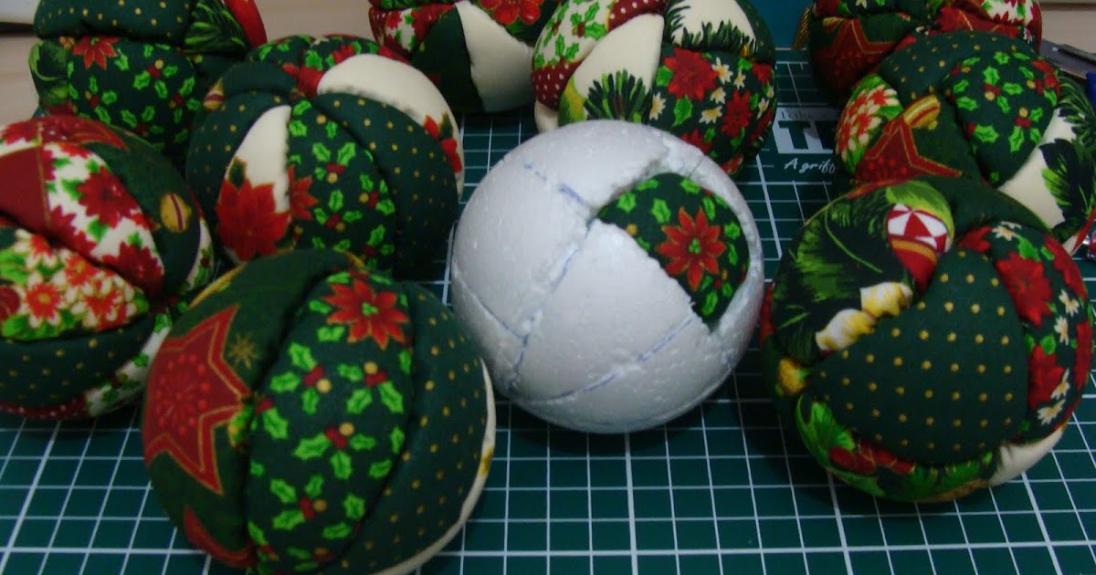 PAP Bolas de Natal Patchwork