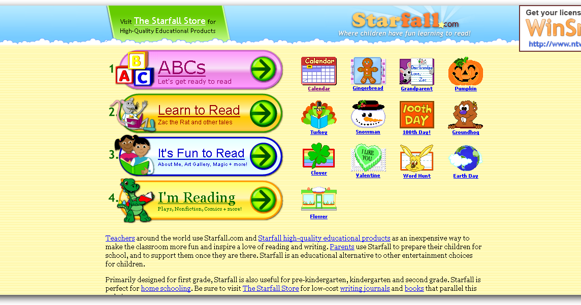 DIVERNEETIC: Learn to Read at Starfall - teaching comprehension and phonics
