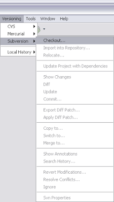 Configure svn repo for netbeans project - fusiondase