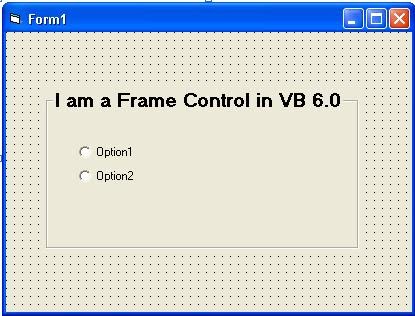 Visual Basic .NET | VB 6.0 | Sample Source Code | Tutorial: Frame (GroupBox ) Control