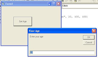 Visual Basic .NET | VB 6.0 | Sample Source Code | Tutorial: InputBox example in VB 6.0