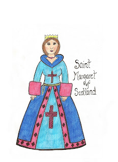 Paper Dali: Saint Margaret of Scotland / Santa Margarita de Escocia