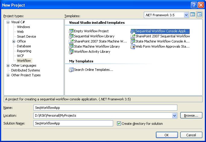 Microsoft-Onestop: Creating Sequential Workflow Example with Windows Workflow Foundation (WWF)