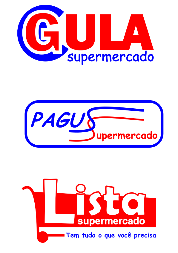 Victor Manente - Portfólio: Proposta de nome e logo para supermercado. Victor Manente - Portfólio: Proposta de nome e logo para supermercado.