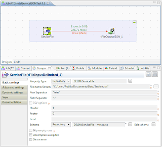 Talend Hunter: Text File to JSON with Talend Open Studio
