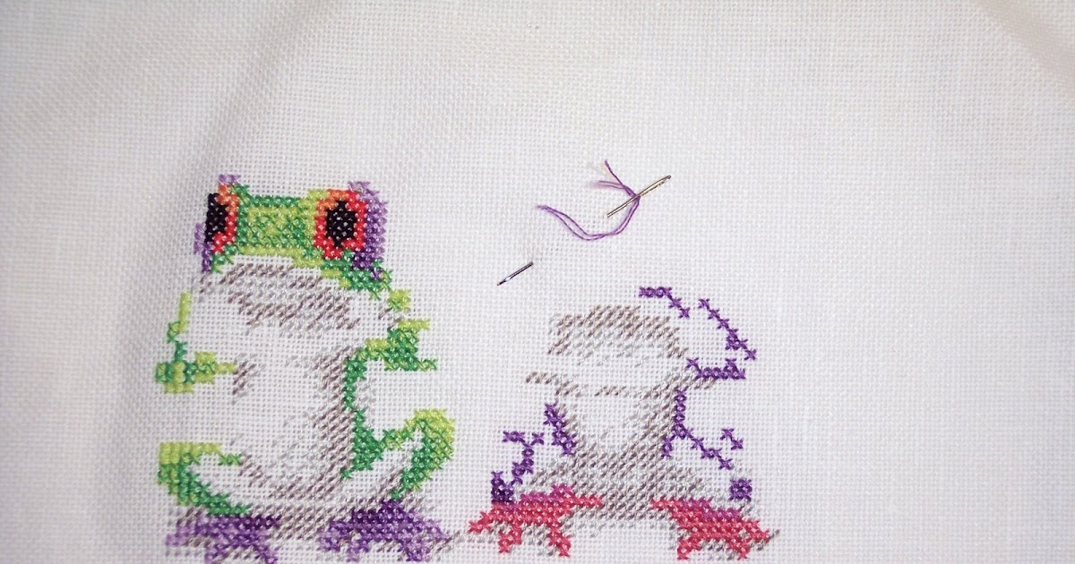 Committed Stitcher: One Frog, Two Frog
