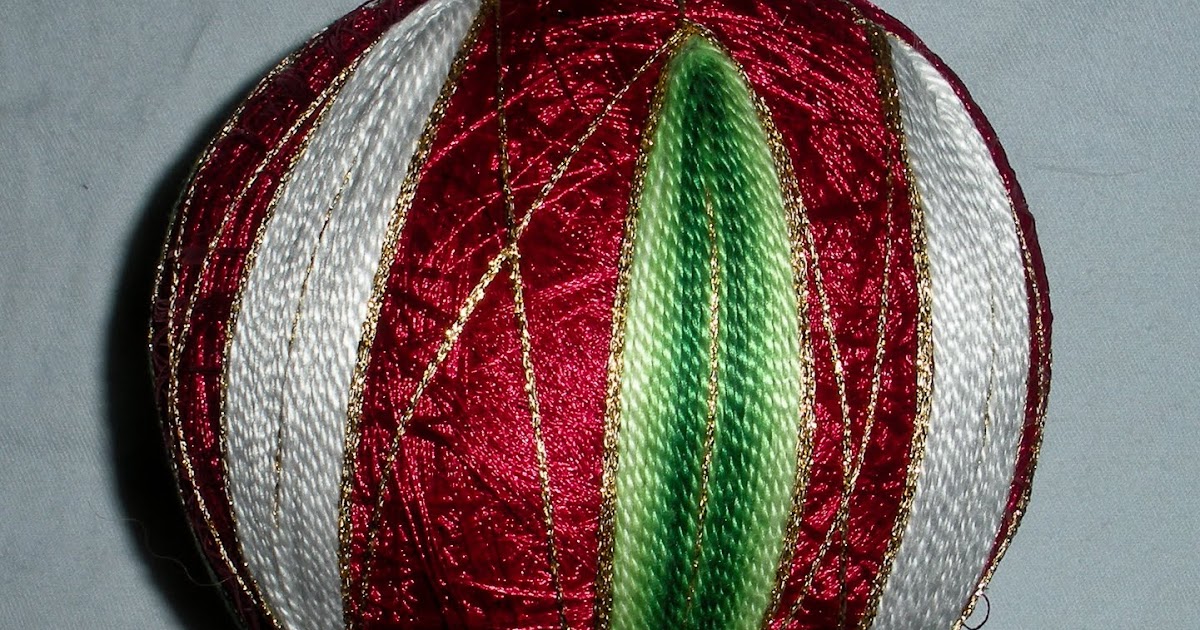 Committed Stitcher: First Holiday Temari