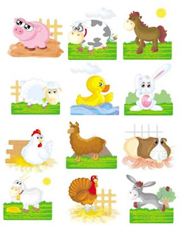 Animales de la granja para recortar - Imagui