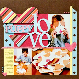 Scrapbook Photos of Valentine's Day Crafts