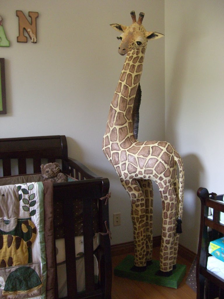 Because We Believe Art Paper Mache Giraffe Completed because-we-believe-art-paper-mache-giraffe-completed