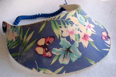 Junie Moon: Fabric-covered Foam Visor Tutorial