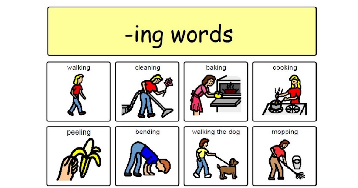 Speech Therapy with Miss Nicole: -ING verbs