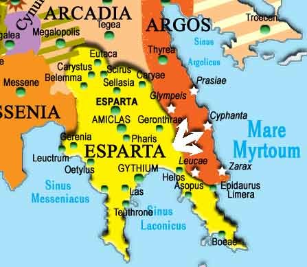 Clase de Grecia: Historia de Esparta