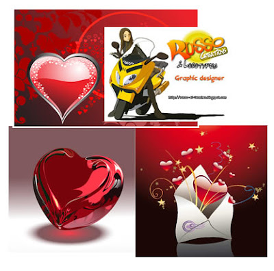 Corazones vectorizados - Imagui