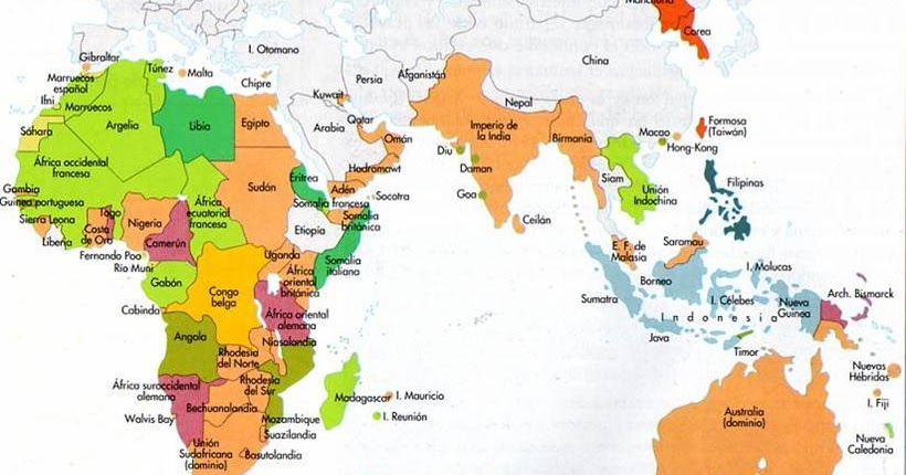 Imperialismo y Colonialismo en el siglo XIX: Colonización de Oceanía