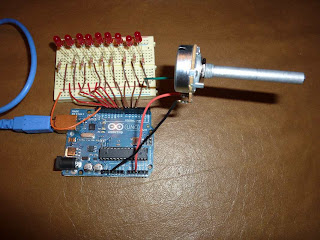 Hands On - Arduino: Project 6 - Interactive LED Chase Effect