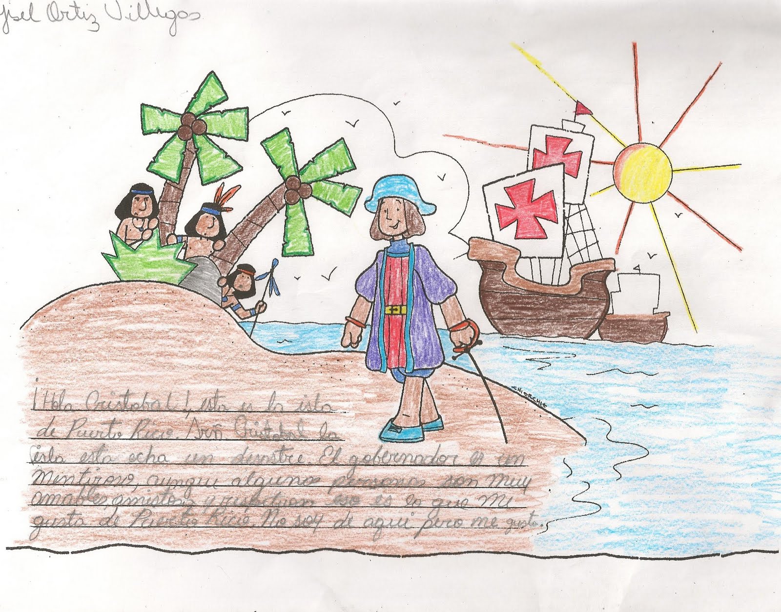 Trotamundos de la Historia: Llegada de Cristóbal Colón a Puerto Rico