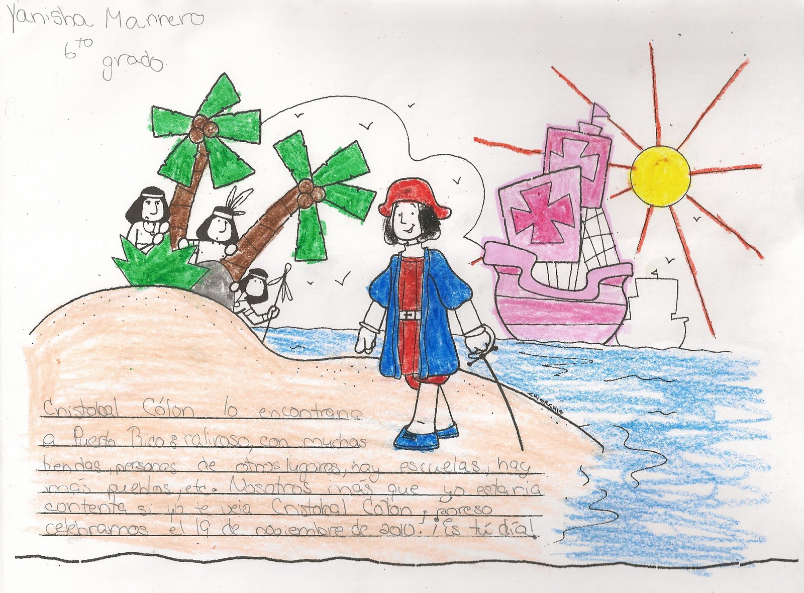 Trotamundos de la Historia: Llegada de Cristóbal Colón a Puerto Rico