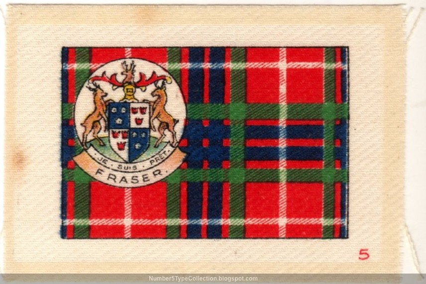 Number 5 Type Collection 1922 Godfrey Phillips Clan Tartans Silks 5 number-5-type-collection-1922-godfrey-phillips-clan-tartans-silks-5