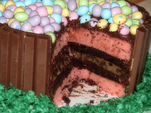 Easter Kit Kat Cake - Big Bear's Wife