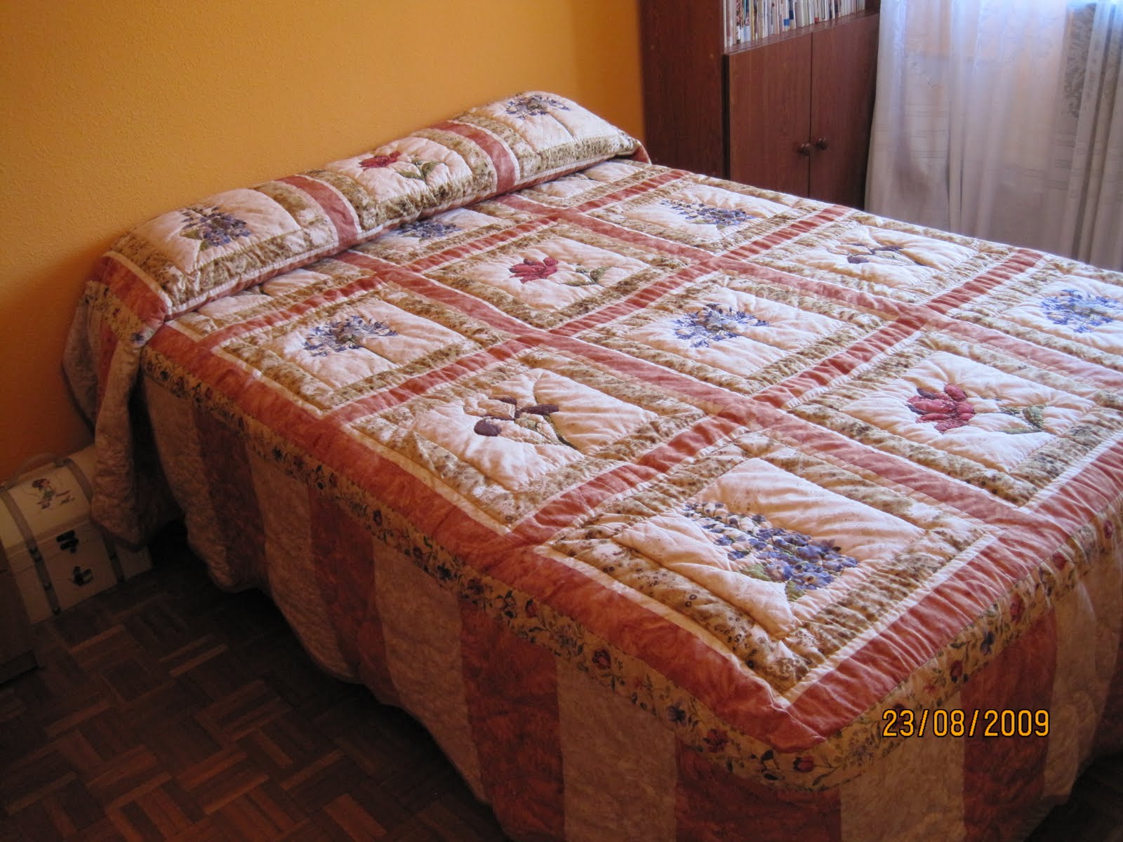 Colchas de patchwork con aplicaciones - Imagui