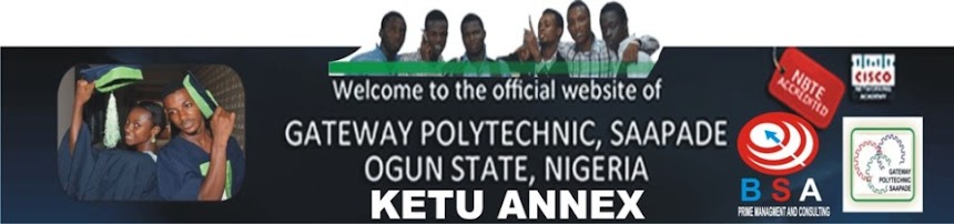 GATEWAY POLYTECHNIC SAAPADI OGUN STATE NAIGERIA