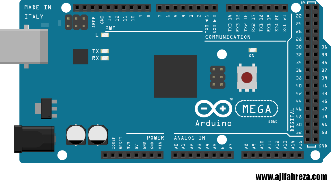 Pengertian Arduino Mega2560 - Ajifahreza