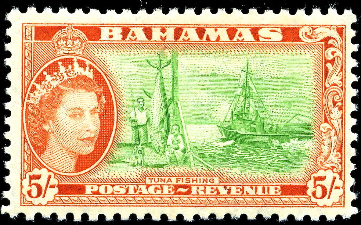 King George VI Postage Stamps: Bahamas 1954(1 Jan) - 63 SG201/216
