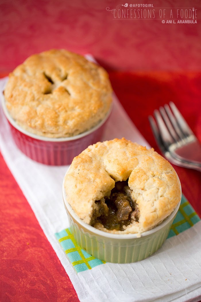 Debbie's Steak & Veggie Mini Pot Pies { recipe }