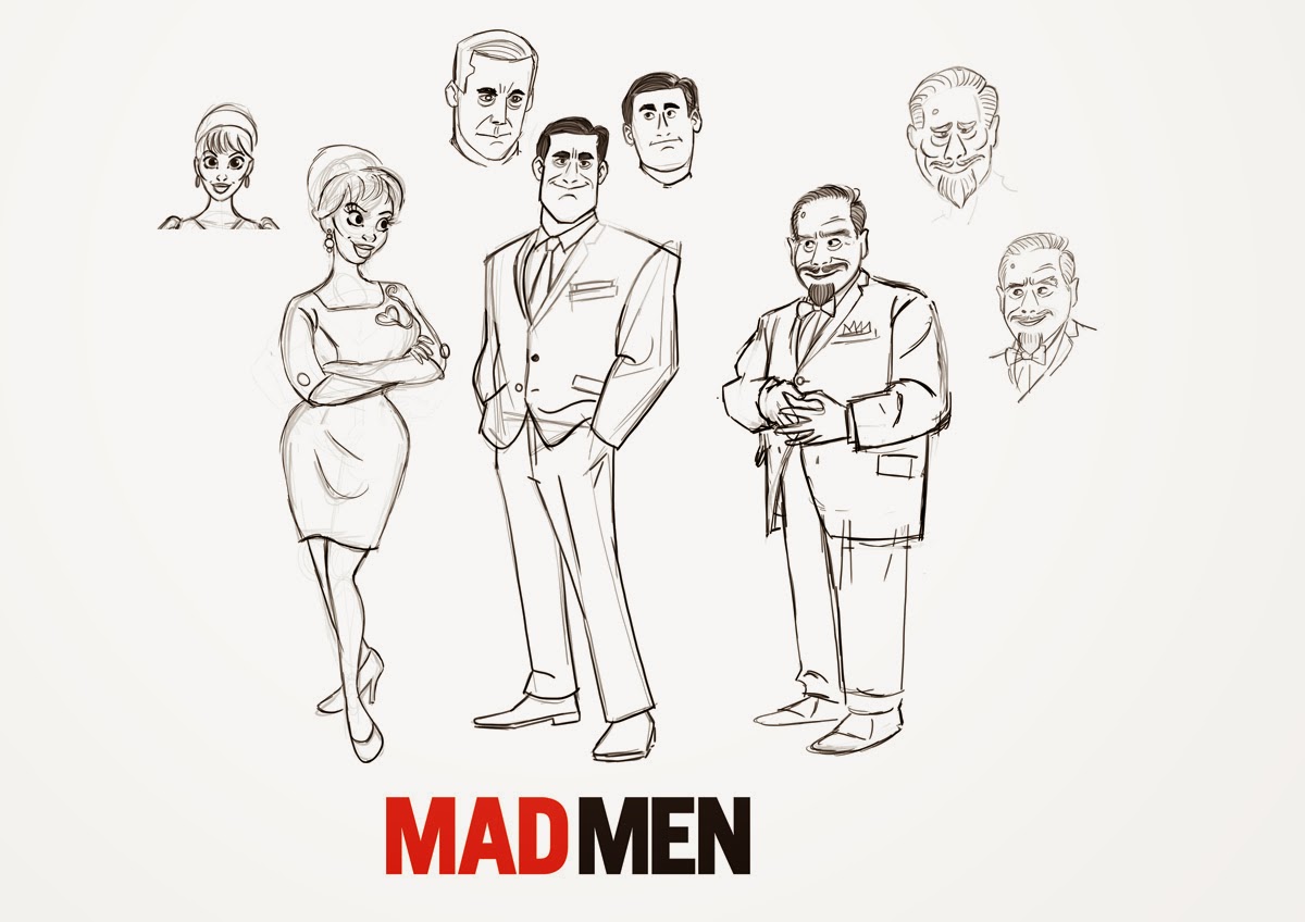 Learning drawing principles: madmen