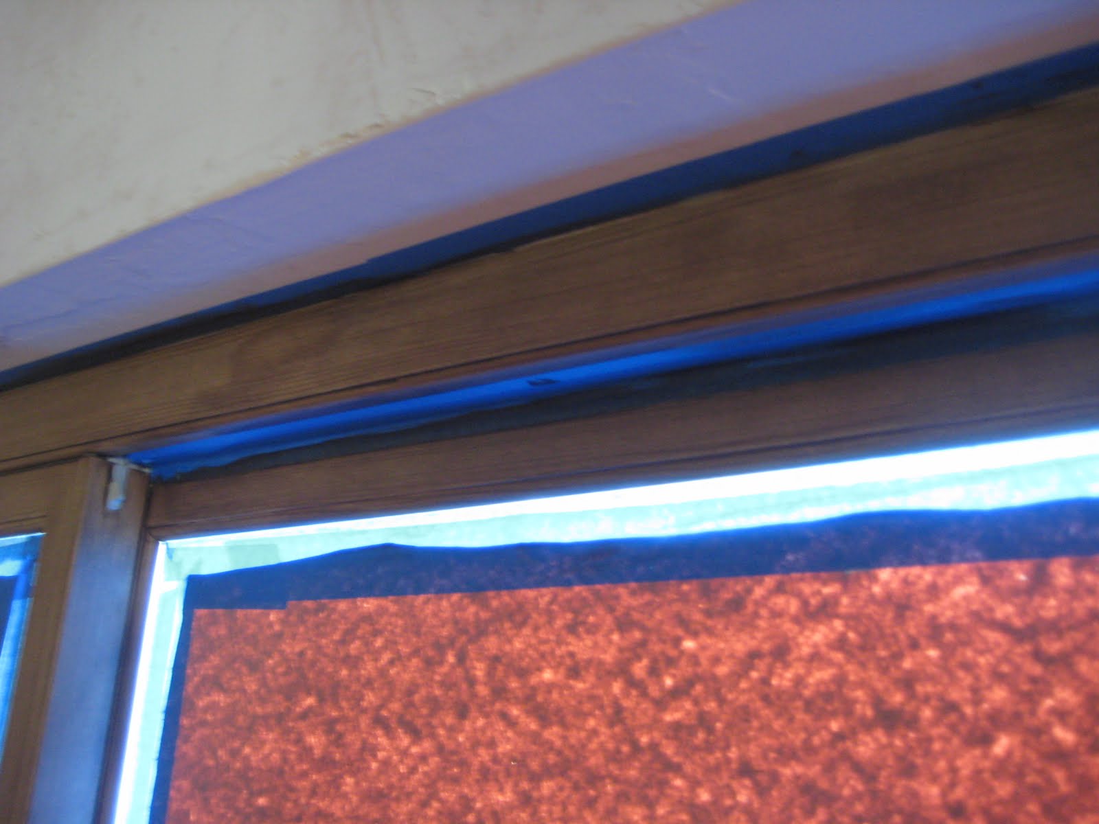 Stained “Wood” Window