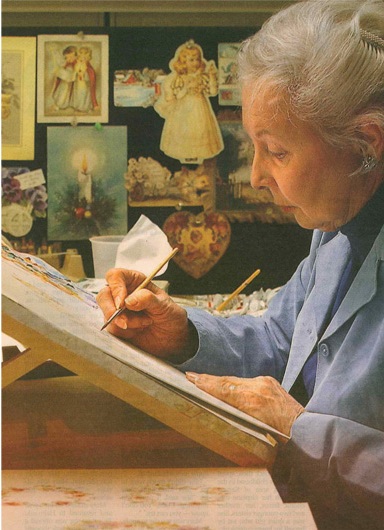 Alenquerensis: Mary Hamilton, a artista/pintora de postais da Hallmark ...