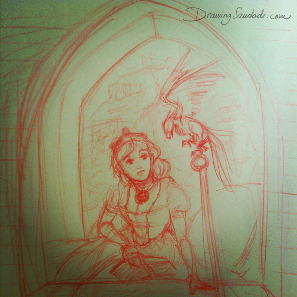 Drawing Saudade: Doodle 069 - The Message and more mail!