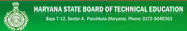 Examinations, Results & Jobs: Haryana State Polytechnic Diploma Result