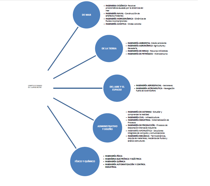 LA INGENIERÍA: CAMPOS Y RAMAS DE LA INGENIERÍA