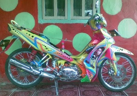 Modifikasi Modif motor Vega R dan ZR tahun 2010, 2008, 2007, 2005 dan ...