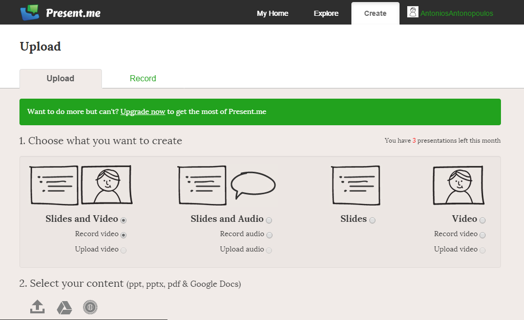 Present.me - An online presentation tool for reflecting our students ...