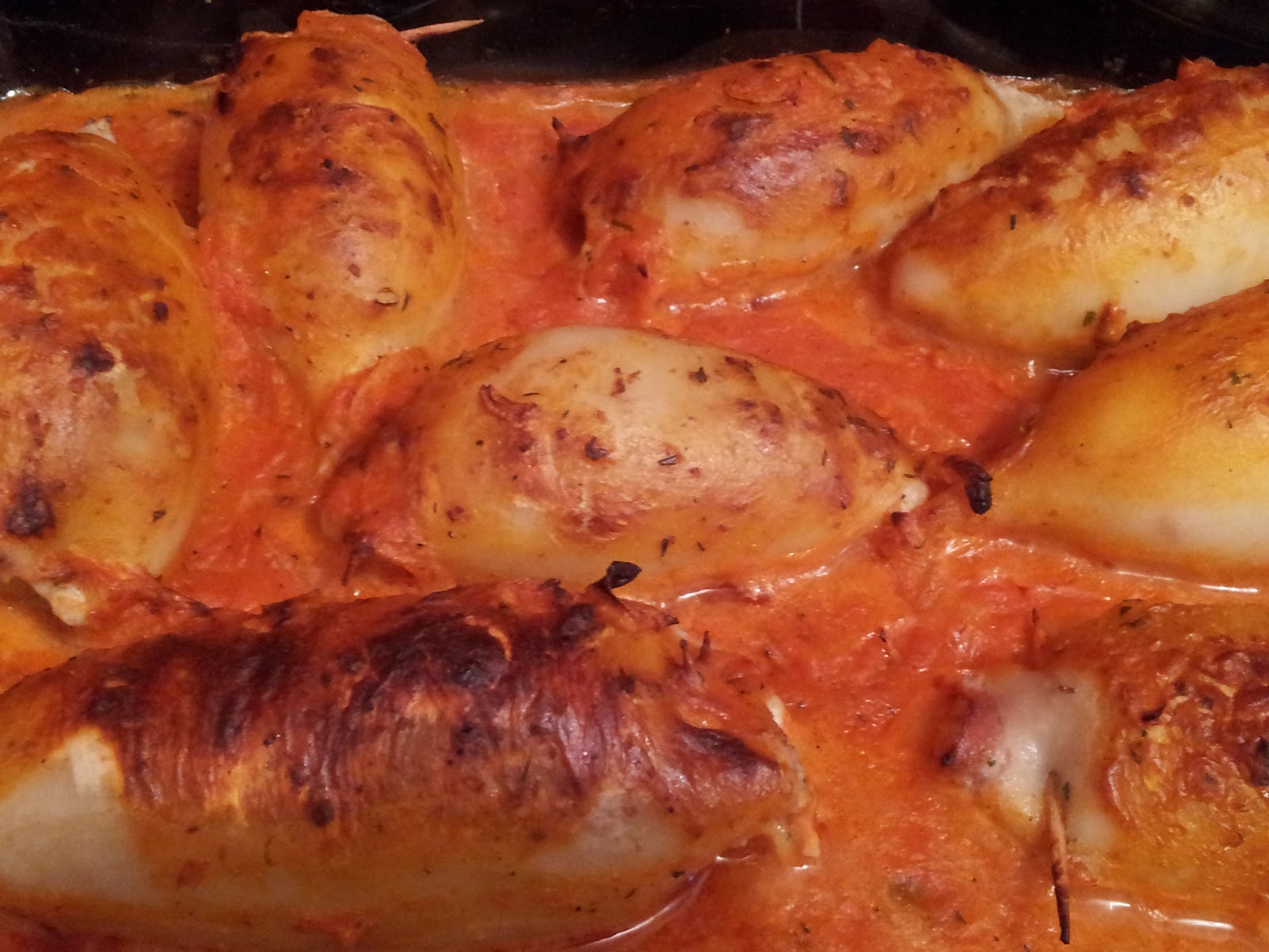 Oui j'en fais tout un plat: Encornets farcis