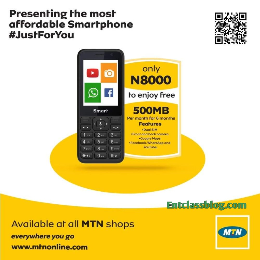 Get Free 500MB Data Monthly On New MTN Smart Phone get-free-500mb-data-monthly-on-new-mtn-smart-phone