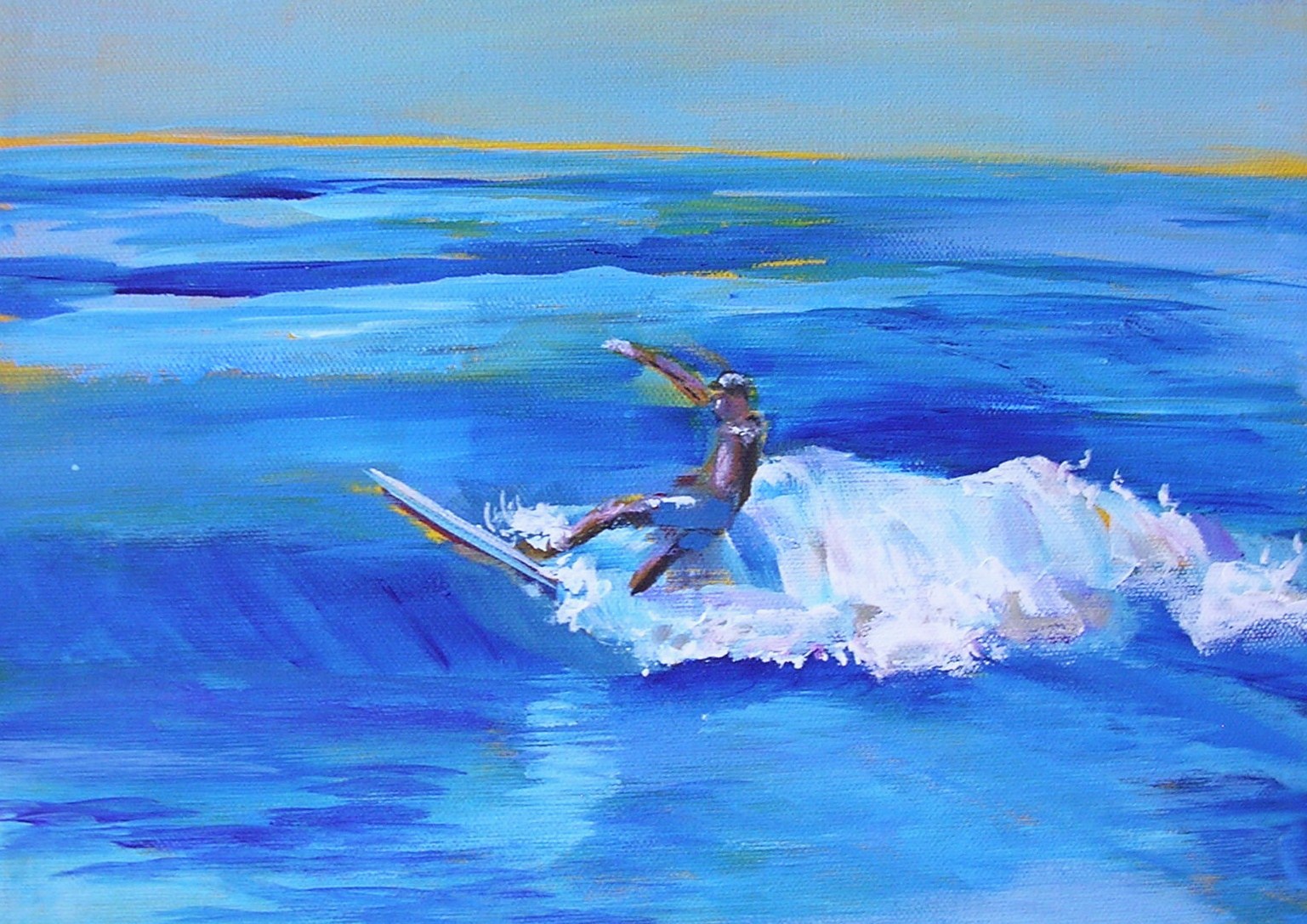 REBECCA SNOW: Hawaii Surf Paintings