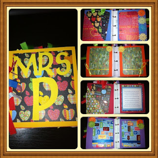 Little Piece of Paradise: Teacher Scrapbook Mini Finish