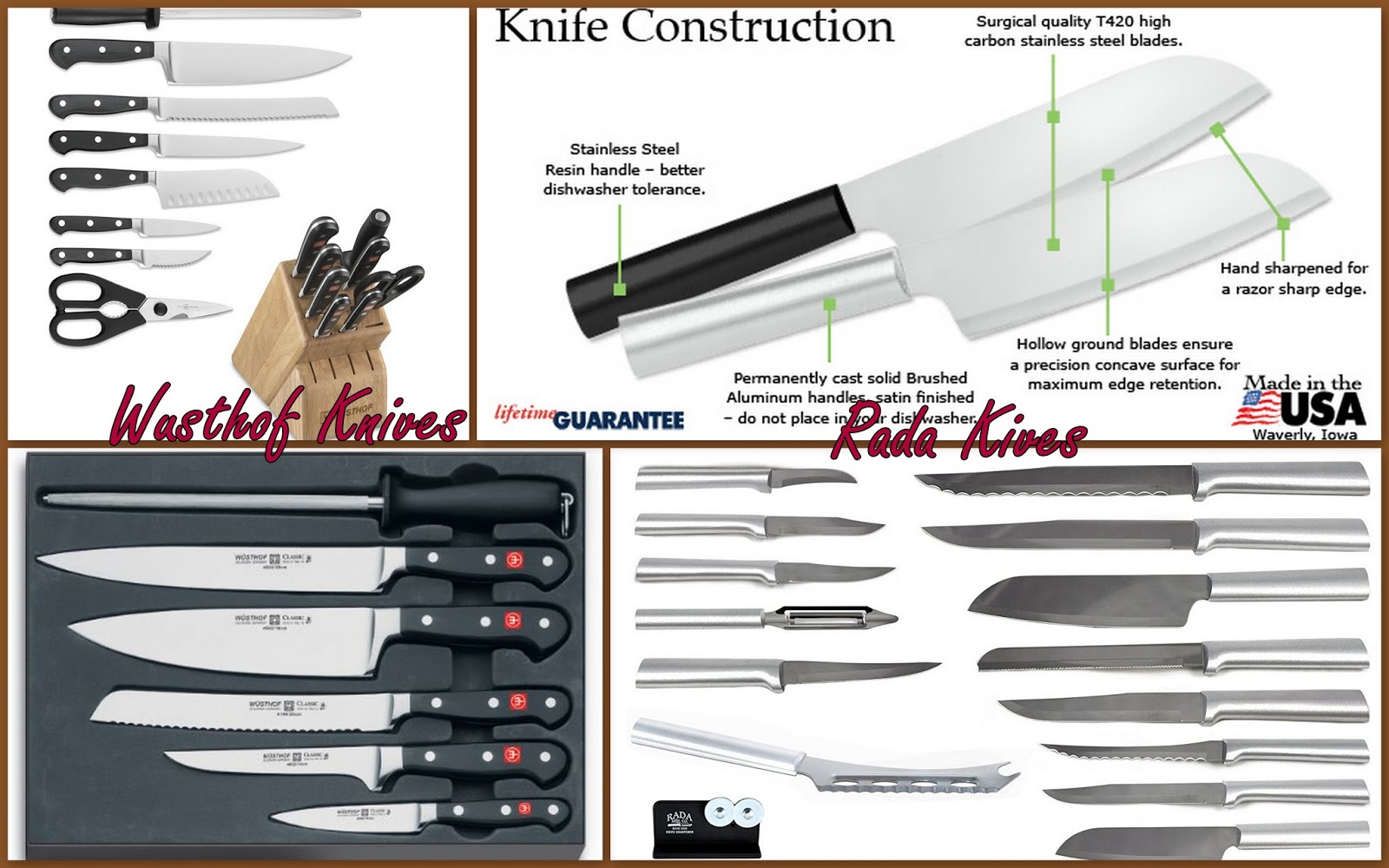 The Iowa Housewife: In the Kitchen...Kitchen Knives