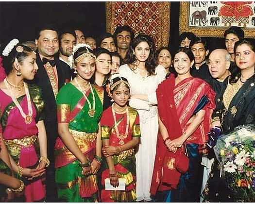 Sridevi: Sridevi with fans in the 90s