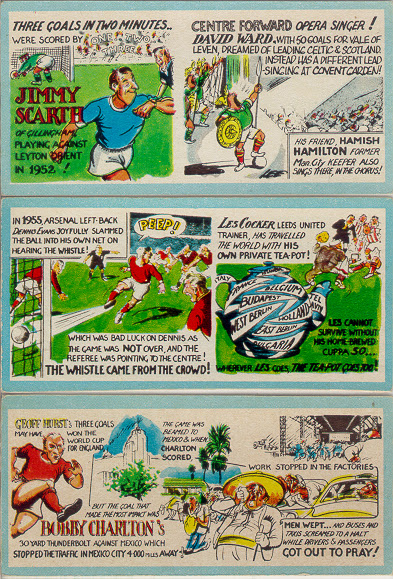 Football Cartophilic Info Exchange: Unknown issuer - Football Cartoon cards