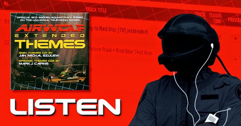 Airwolf Extended Themes 2CD - NOW RELEASED