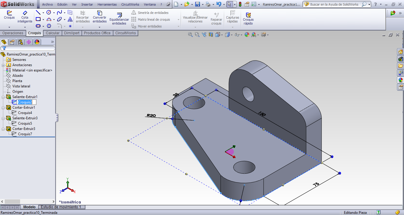 Ramirez Omar 3A SolidWorks: Parcial 02